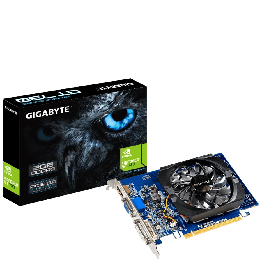 Buy GIGABYTE GeForce GT 730 GV-N730D5-2GI Graphics Card | Hukut.com